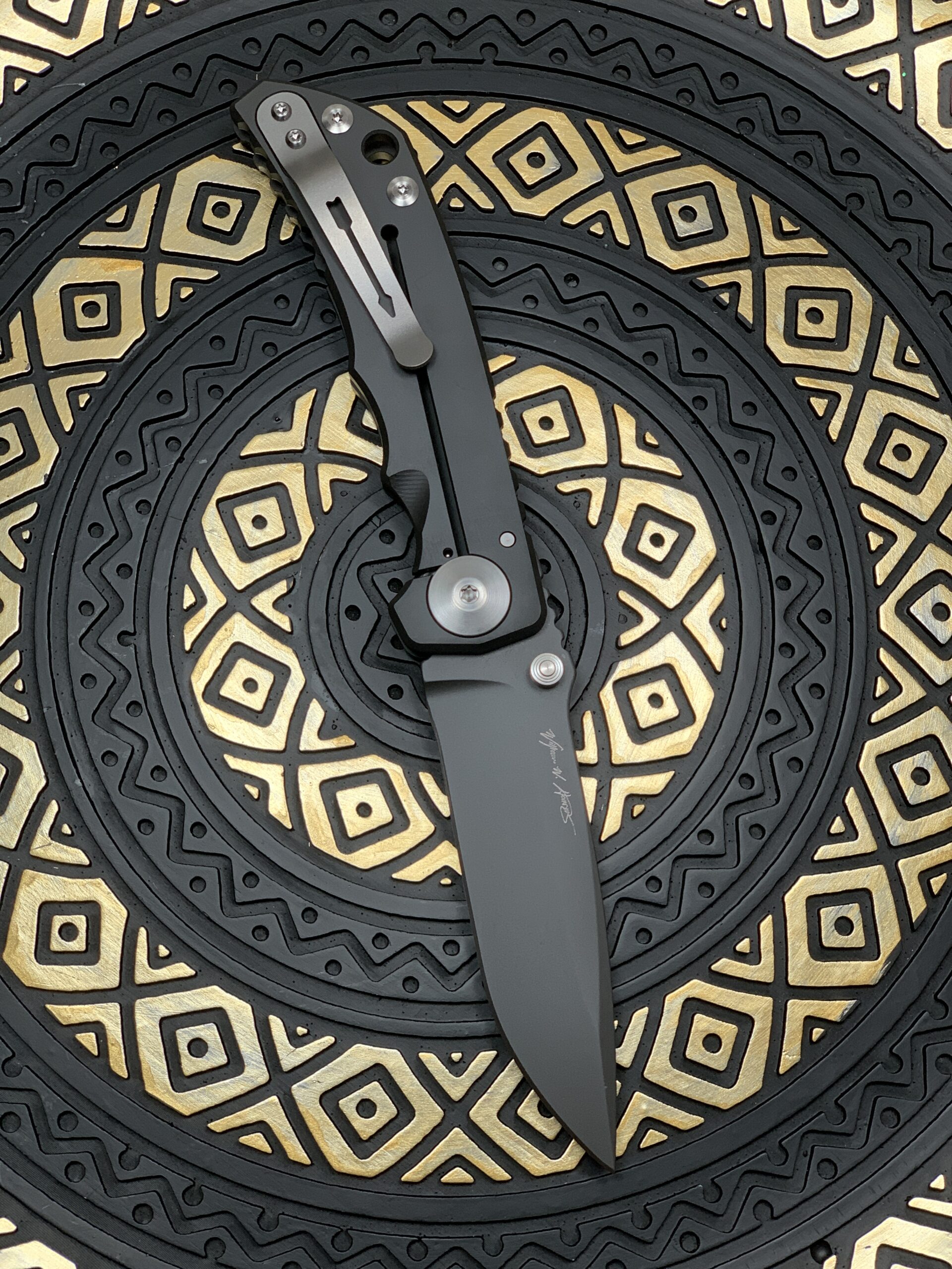 Spartan Harsey Folder - Black DLC - Australian Knife Sales