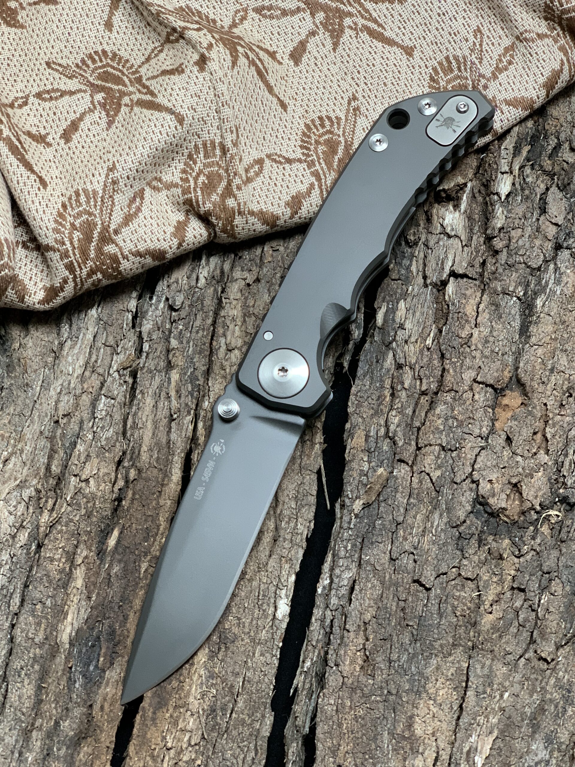 Spartan KA-BAR Black/Black - Kydex Sheath Black - Australian Knife Sales